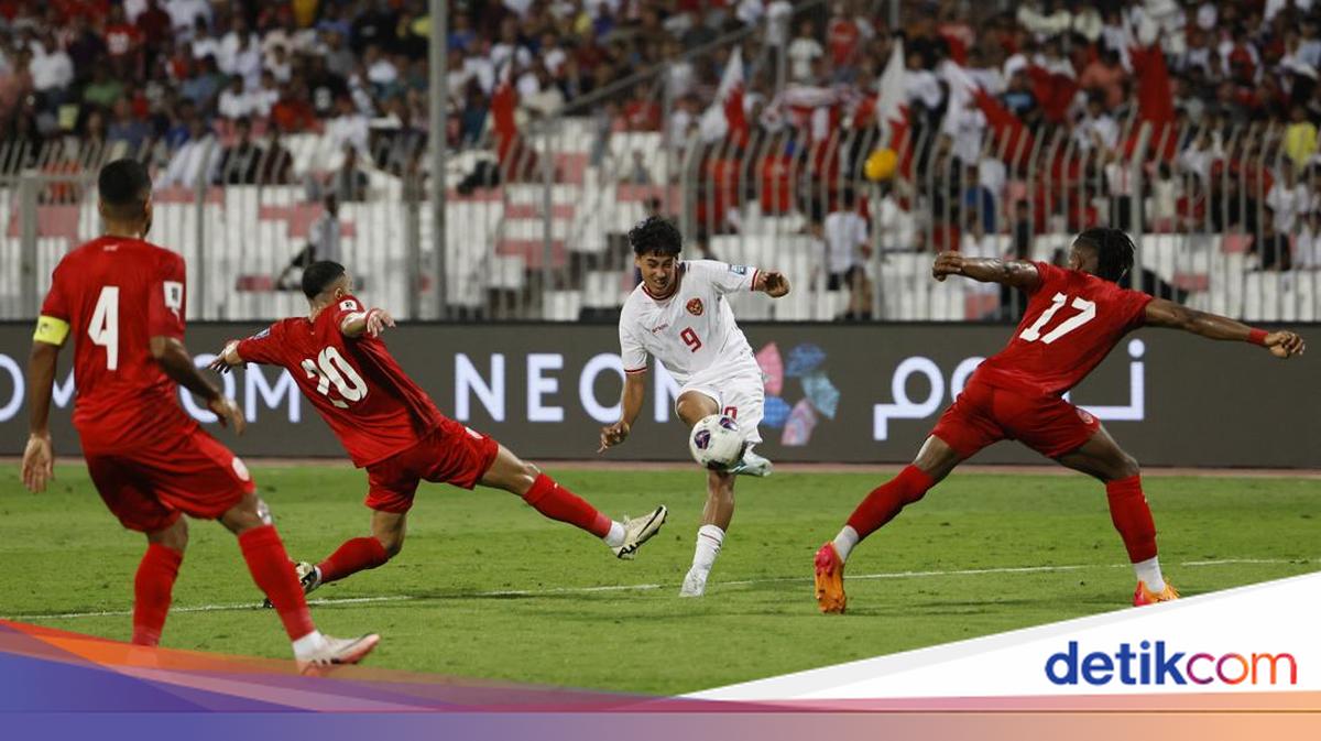 Jadwal Pertandingan dan Link Streaming Indonesia Vs Bahrain Malam Ini