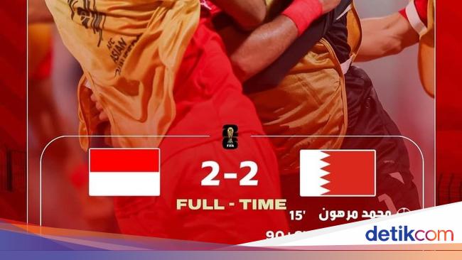 Akun Instagram Bahrain Klaim Gol Kedua Terjadi di Menit 90+6