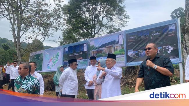 Ma'ruf Tinjau Pembangunan Jalan, Masjid hingga Ponpes Darul Al-Amin di ...
