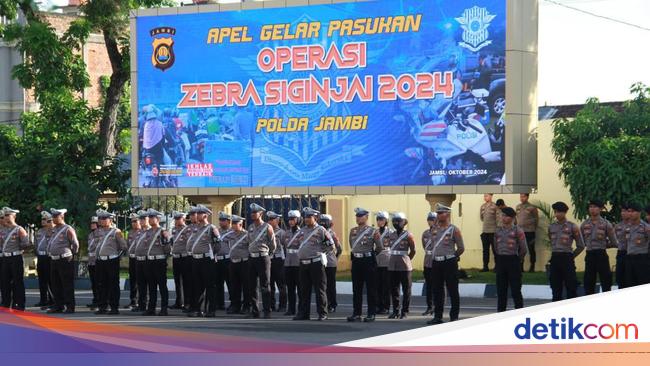 Polda Jambi Gelar Operasi Zebra Siginjai Selama 14 Hari, Ini Sasarannya