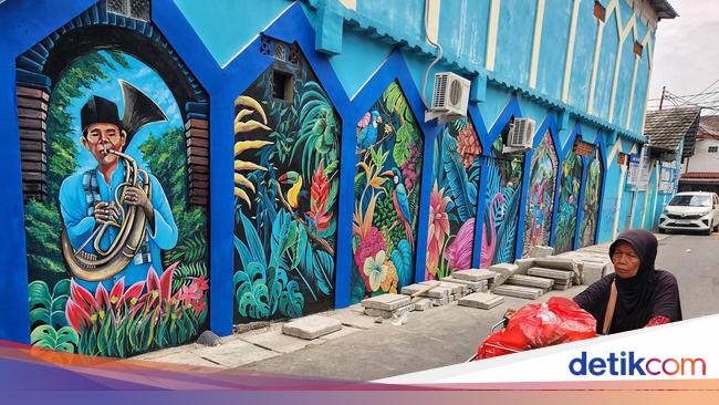 Mural Budaya Betawi Mejeng di Condet Jaktim