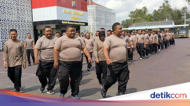 Polisi Gendut Trenggalek Jalani Program Penurunan Berat Badan