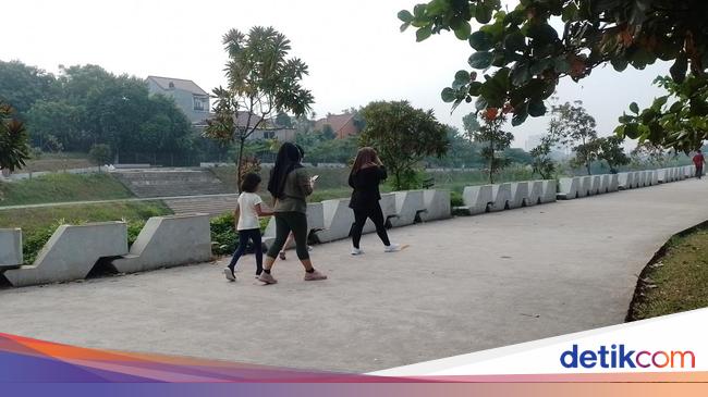 Potret Waduk Brigif Jagakarsa, Rekreasi Gratis-Seru buat Olahraga