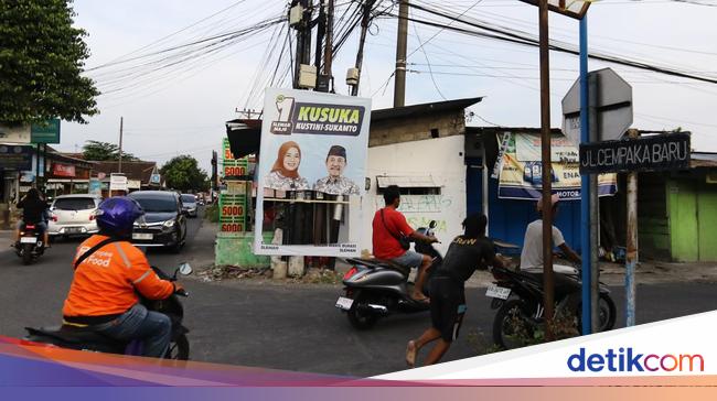 Bawaslu Sleman Setop Laporan Kasus Perusakan APK Kustini-Sukamto