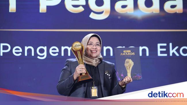 Pegadaian Raih Inovator Pengembangan Ekosistem Emas detikcom Awards 2024