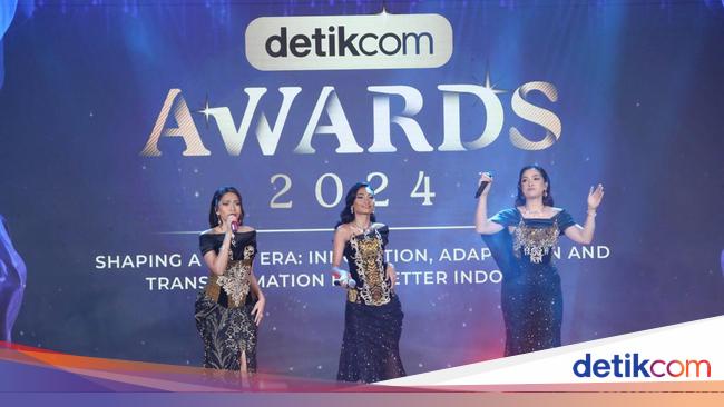 Trivanita Meriahkan detikcom Awards 2024