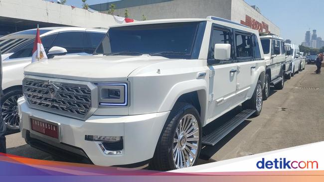 Penampakan Mobil Putih 'Indonesia 1' yang Bakal Ditumpangi Prabowo ke ...