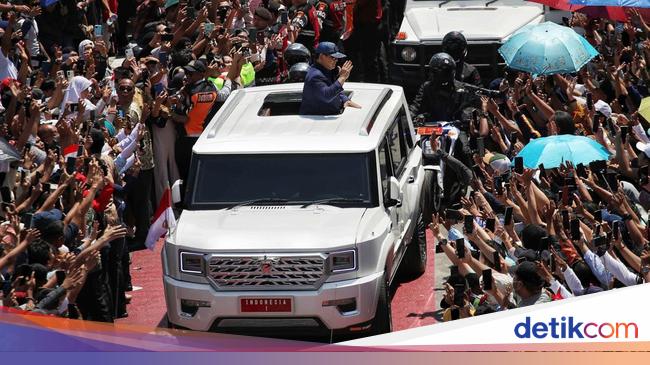 Begini Kecanggihan MV3 Garuda Limousine, Mobil Pindad yang Dinaiki Prabowo