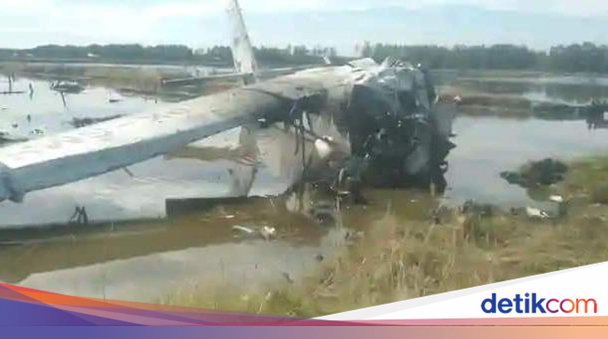 Pesawat SAM Air Jatuh di Tambak Rakyat Dekat Bandara Pohuwato, 4 Tewas