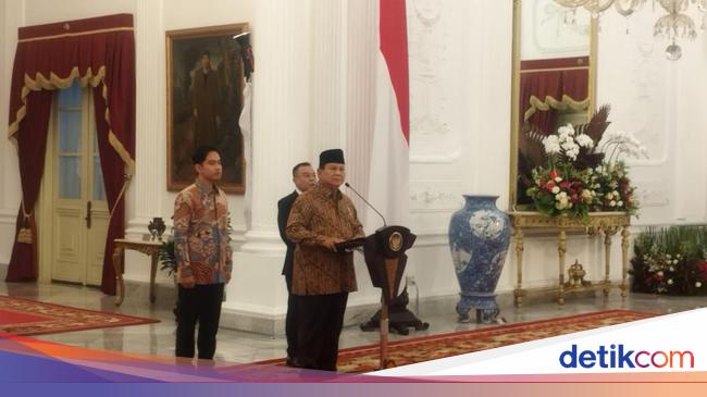 Daftar Nama Nama Menteri Kabinet Merah Putih Prabowo Gibran