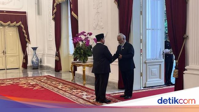 Hari Ke-2 Jabat Presiden, Prabowo Terima PM Timor Leste Xanana Gusmao