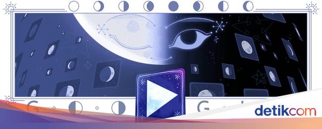 Google Doodle Interaktif Rise of The Half Moon Rayakan Fase Bulan Separuh