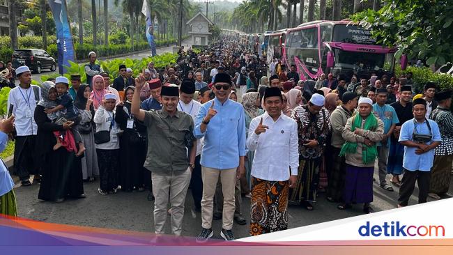 Paslon WALI Lepas Ribuan Jemaah di Kota Malang Ziarah Makam Wali Lima