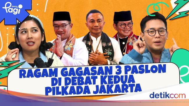Ragam Gagasan 3 Paslon di Debat Kedua Pilkada Jakarta