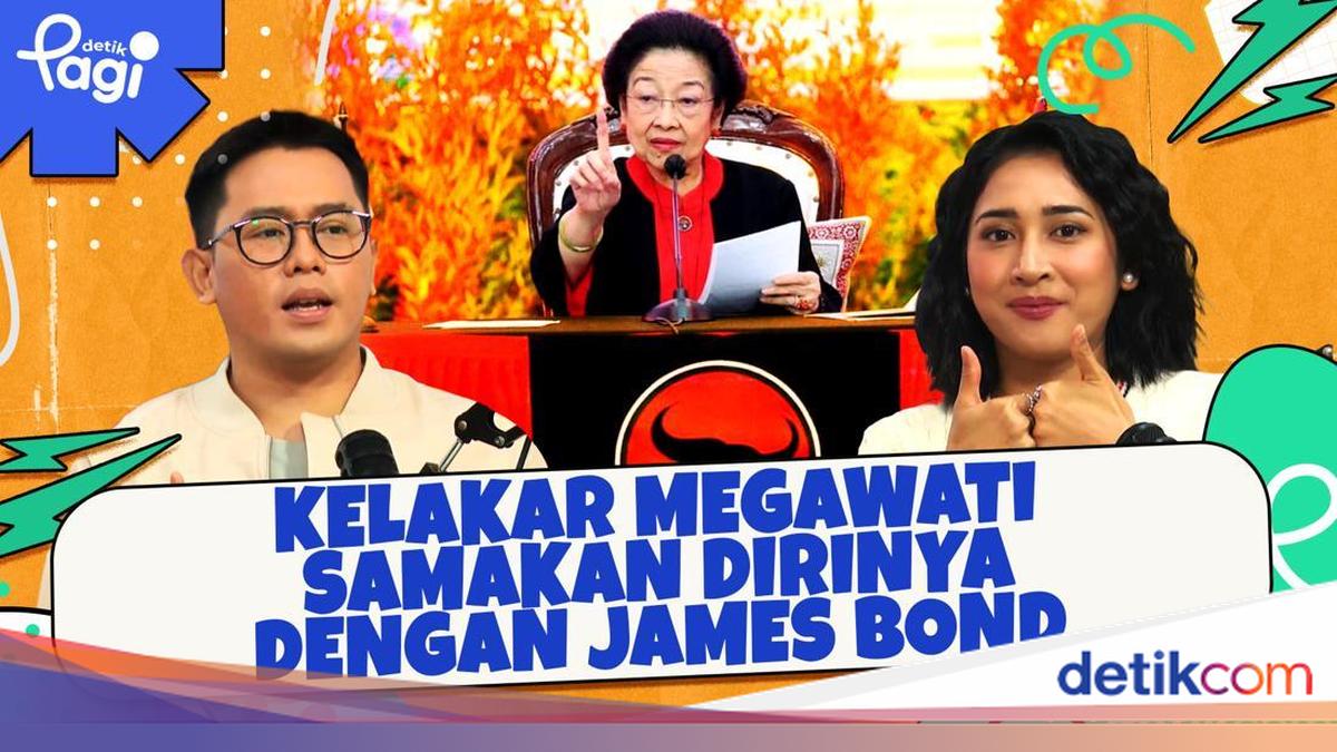Kelakar Megawati Samakan Dirinya dengan James Bond