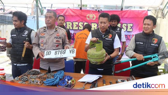 Penjual Coto di Sinjai Nyambi Jadi Pencuri Spesialis Ruko-Rumah Ditangkap