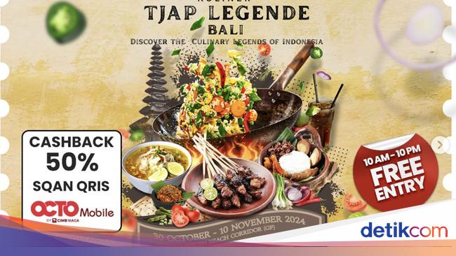 Meriah! Tjap Legende di Bali Hadirkan 200 Menu Nusantara Autentik