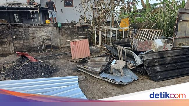 Pria di Badung Bakar Rumah Teman gegara Dicueki Saat Minum Arak