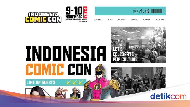 Merapat detikers! Ada 6 Tiket Indonesia Comic Con 2024 Buat Kamu
