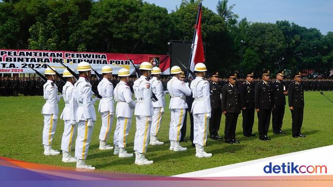 923 Perwira Polri Dilantik, Pengamanan Pilkada Jadi Tugas Utama