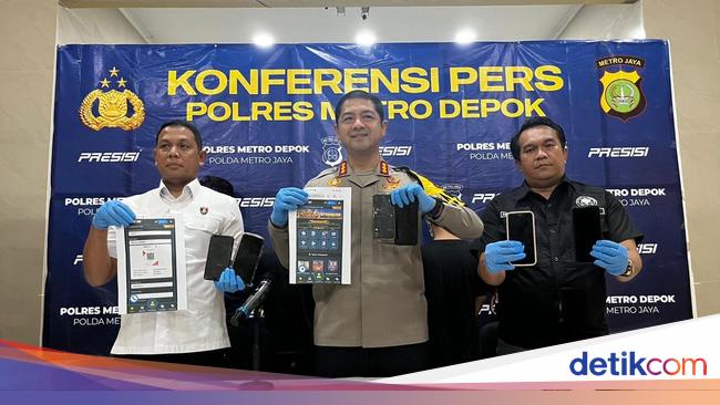 Polisi Bongkar Sindikat Judi Online di Depok, Lima Pelaku Ditangkap