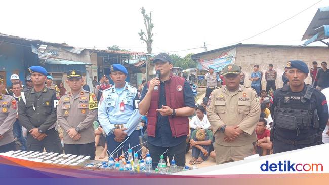 Polisi Razia Kampung Aceh Batam, 88 Orang Positif Narkoba