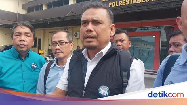 Tim Bobby Sambangi Polrestabes Medan Laporkan Pelemparan Mobil Usai Debat