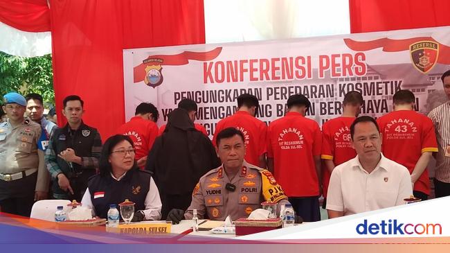 Penggunaan Bahan Merkuri Bikin 3 Owner Skincare di Makassar Jadi Tersangka