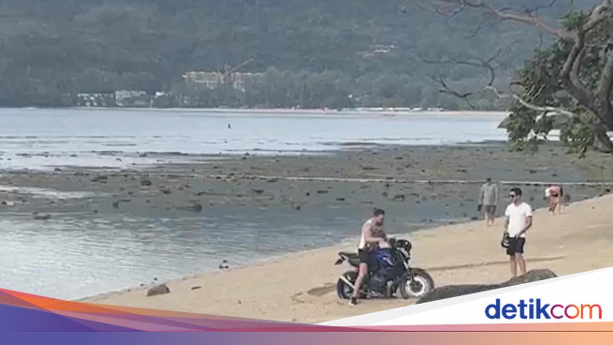 Turis Israel Geber-geber Motor di Pantai, Langsung Didenda Polisi Rp 2 Juta