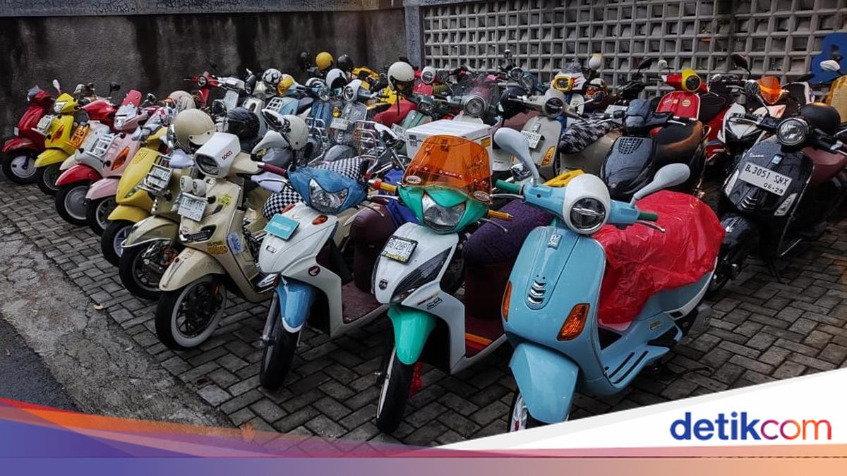 Uniknya Motor-motor Komunitas Kalcer Skuter, Nggak Cuma Vespa Matik!