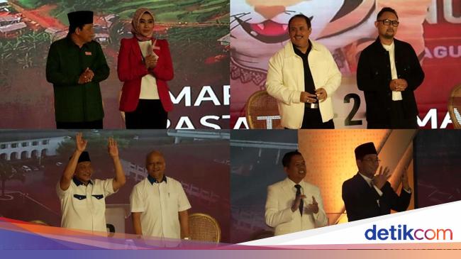 Ini Visi Misi 4 Cagub-Cawagub Jabar 2024 di Debat Perdana
