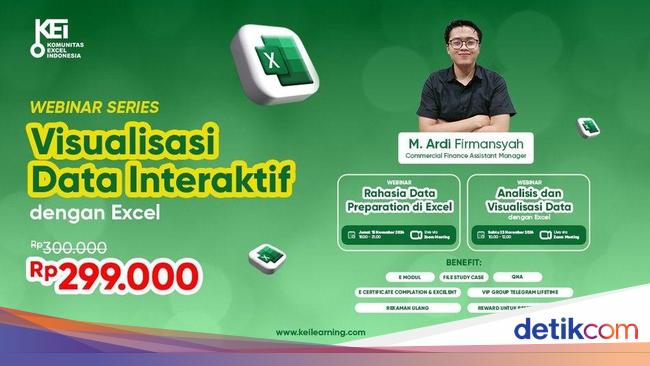Pertajam Skill Visualisasi Data dengan Kelas Excel KEI Learning