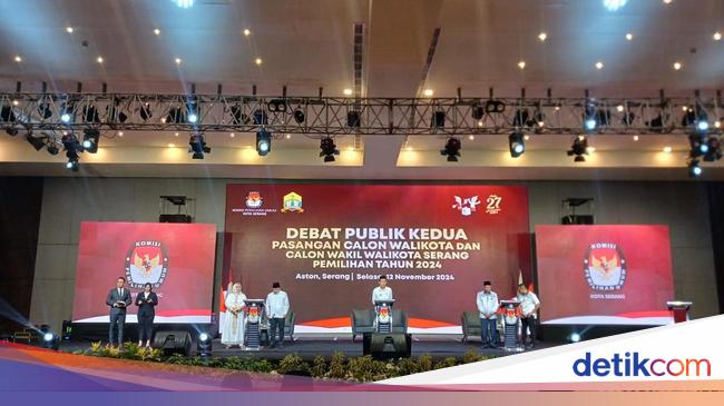 Debat Ke-2 Pilwalkot Serang: Ratu Ria-Subadri Janji Tata PKL