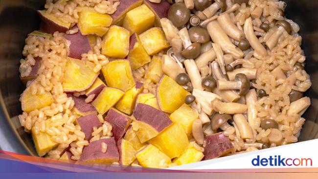 Resep Nasi Ubi dan Jamur yang Pulen Gurih, Cocok Untuk Menu Diet