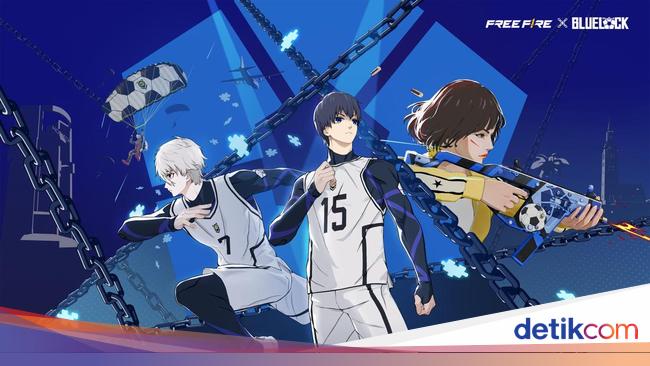 Free Fire Kolaborasi dengan Anime Blue Lock, Ada Skin Isagi Yoichi