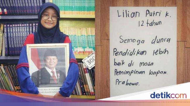 Secarik Kertas Harapan dari Siswa SD untuk Prabowo-Gibran