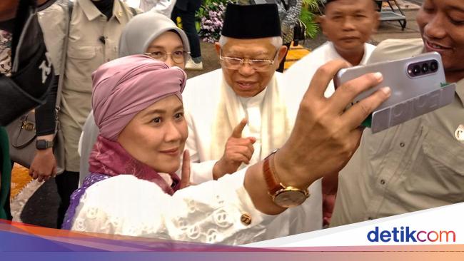 Kiai Ma'ruf Amin Turun Gunung Sosialisasikan Luluk-Lukman di Pilgub Jatim