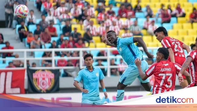 Hasil Liga 2: Deltras FC Vs Persela Tuntas Tanpa Pemenang