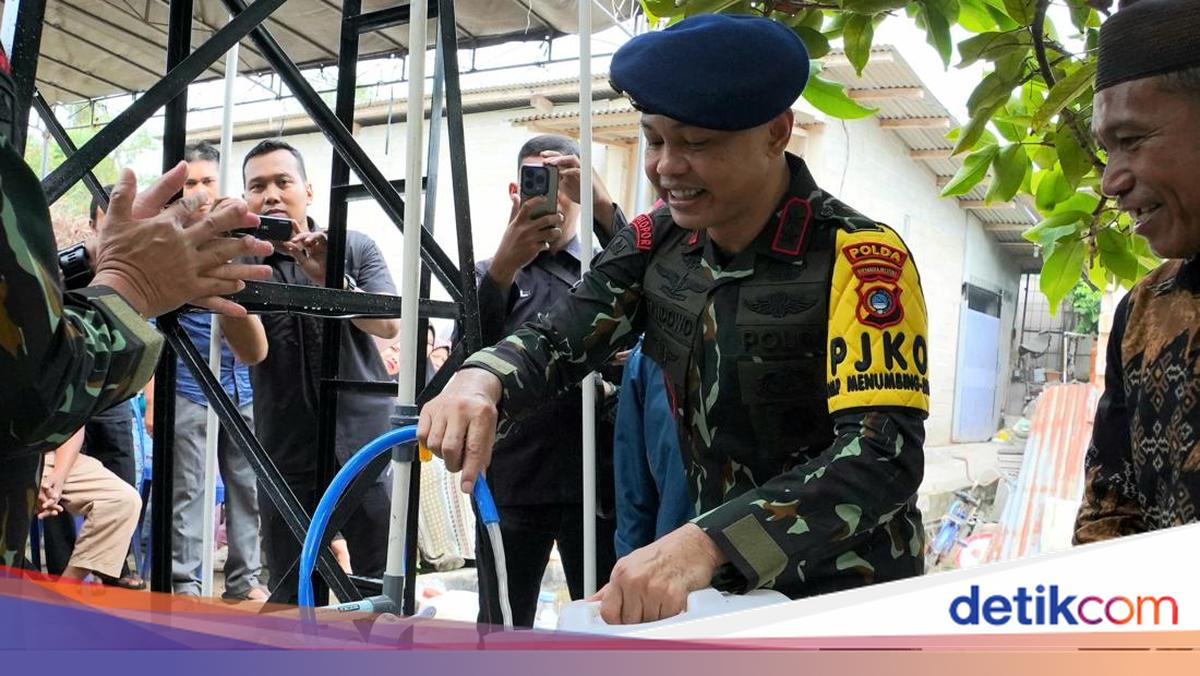 Program 100 Hari Polri Dukung Asta Cita, Polda Babel Bikin Sumur Bor Warga