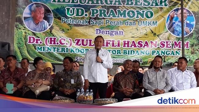 Menko Pangan Minta Penyelesaian Pemblokiran Rekening UD Pramono 2 Pekan