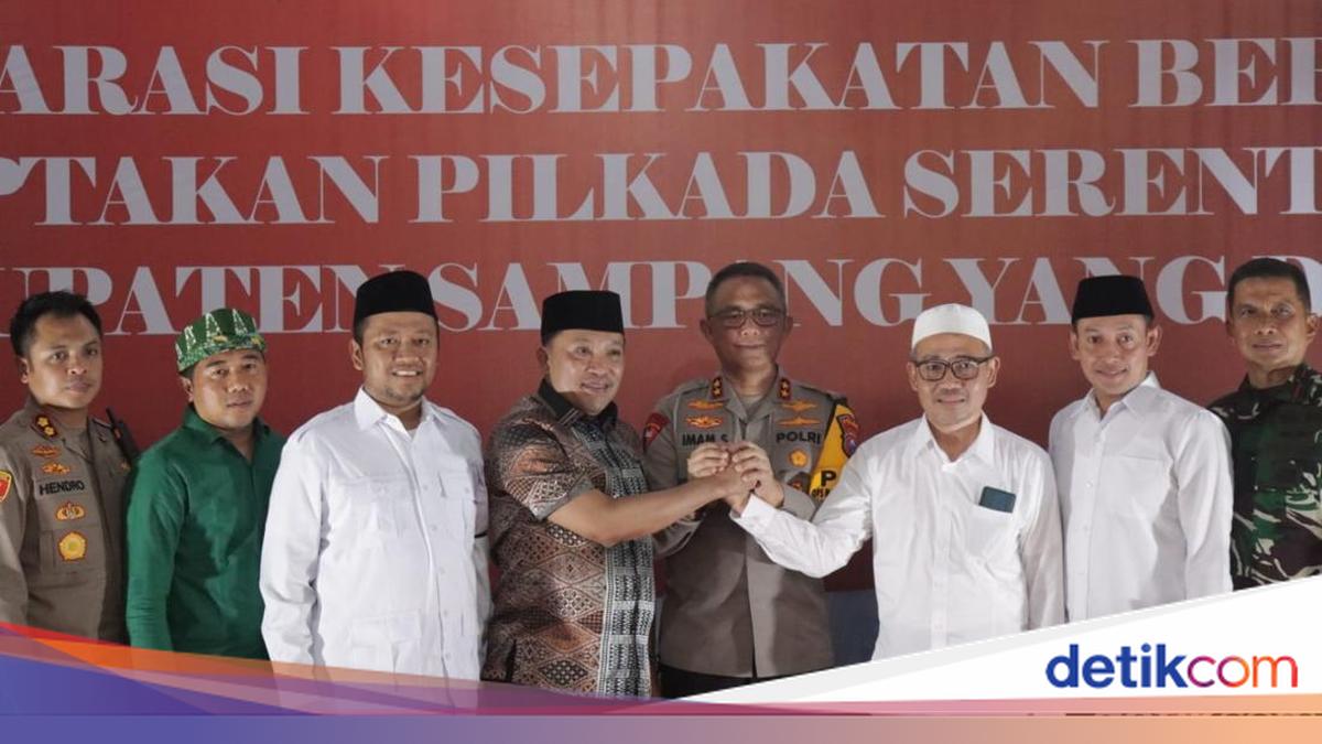 Dua Paslon Pilbup Sampang-Pendukung Deklarasi Damai