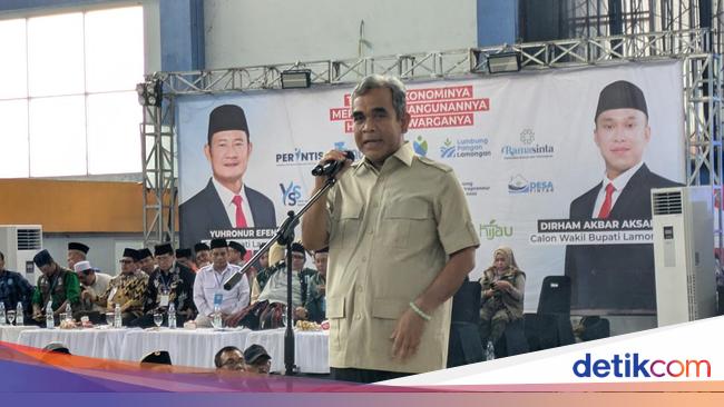 Sekjen Gerindra Bawa Pesan Prabowo untuk Yes-Dirham dan Warga Lamongan
