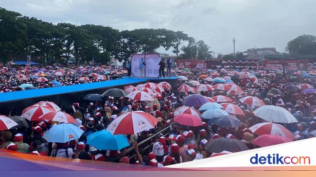 Kampanye Akbar Pilgub Malut Sherly-Sarbin di Ternate Dihadiri 60.000 ...