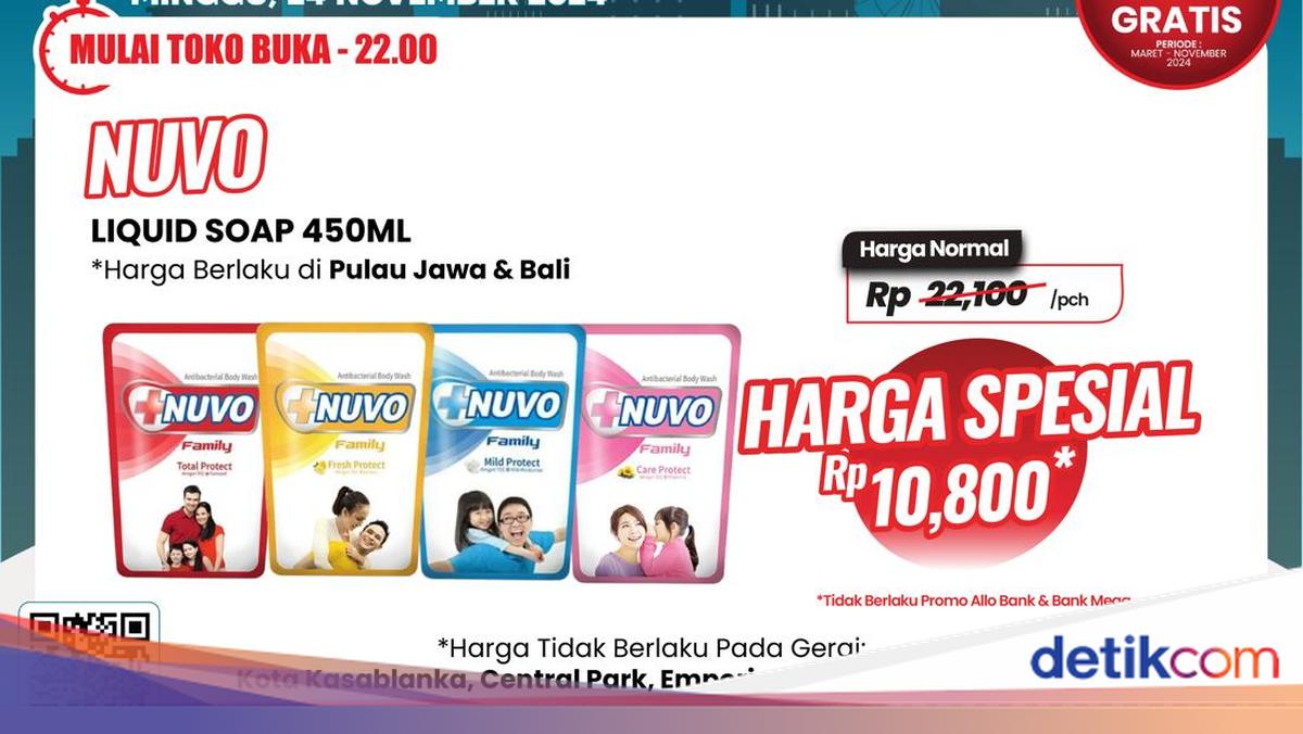 Beli Sabun Mandi Harga Spesial di Transmart Full Day Sale, Cuma Rp 10 ...