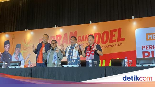 Pramono Anung Umumkan Unggul di Exit Poll dan Quick Count Pramono Anung Umumkan Unggul di Exit Poll dan Quick Count