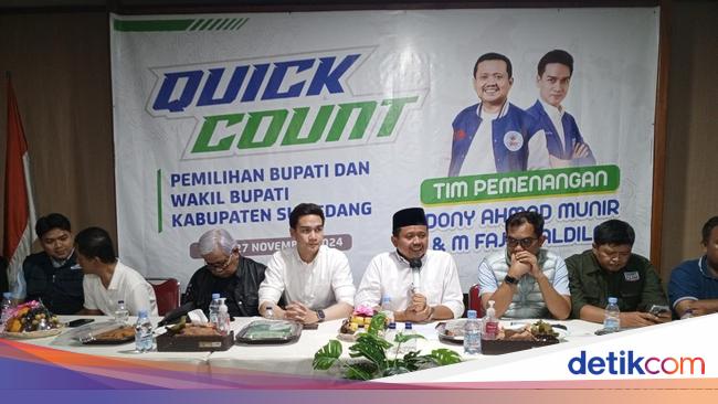 QC SRC: Paslon Dony-Fajar Unggul 51 Persen di Pilbup Sumedang