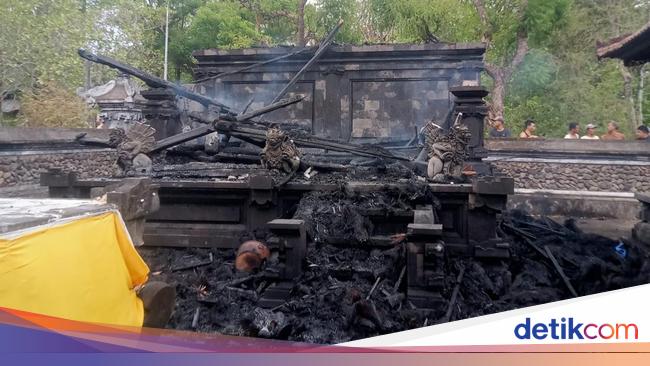 14 Palinggih Pura di Karangasem Ludes Terbakar, Kerugian Rp 3 Miliar