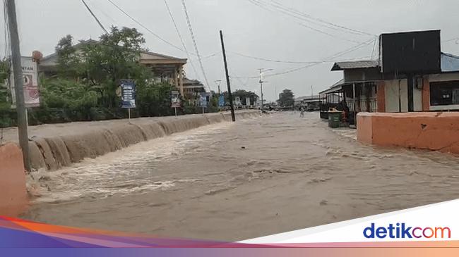 Sungai Cipalabuhan Kembali Meluap, Air Menggenangi Kawasan PPNP
