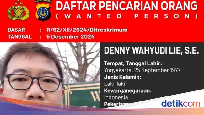 Dicari! Denny Wahyudi Warga Kotagede Jogja Jadi Buron Polda DIY