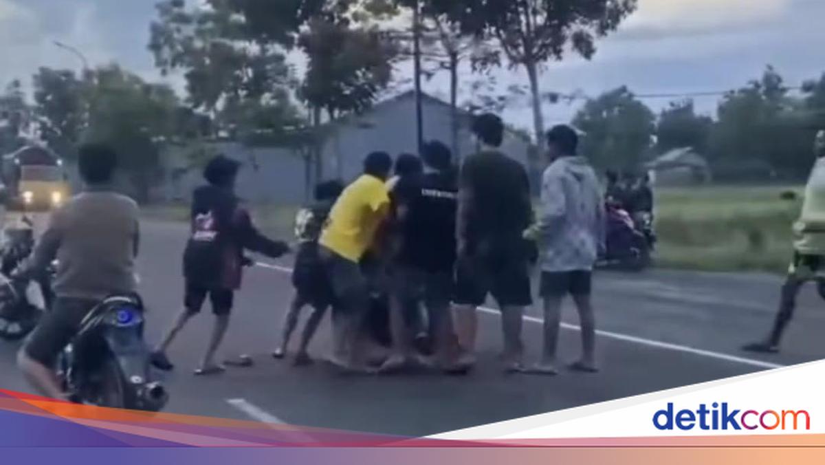 Viral Pria Dikeroyok Sekelompok Pemuda gegara Tegur Balap Liar di Sumenep